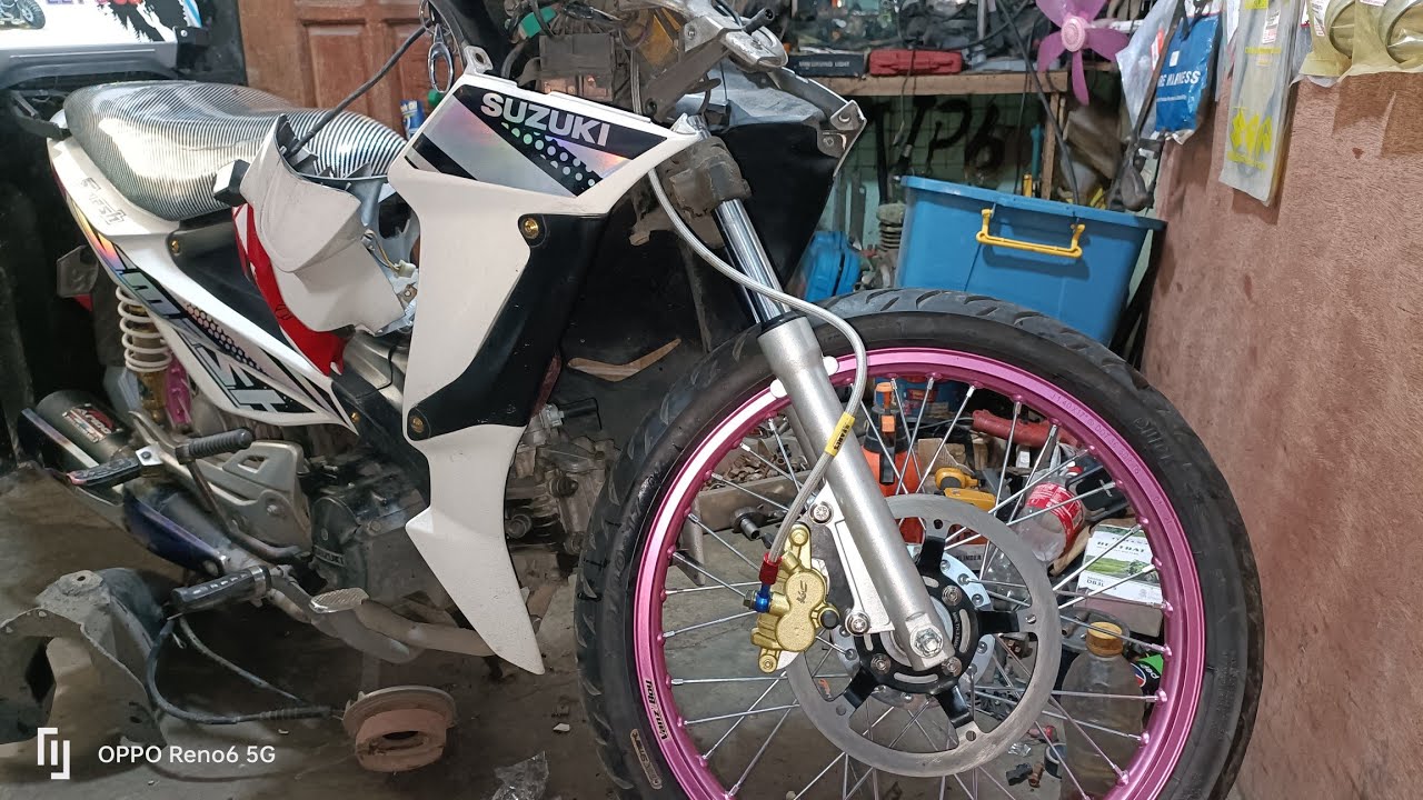 Smash 115 Front disc brake conversion - YouTube