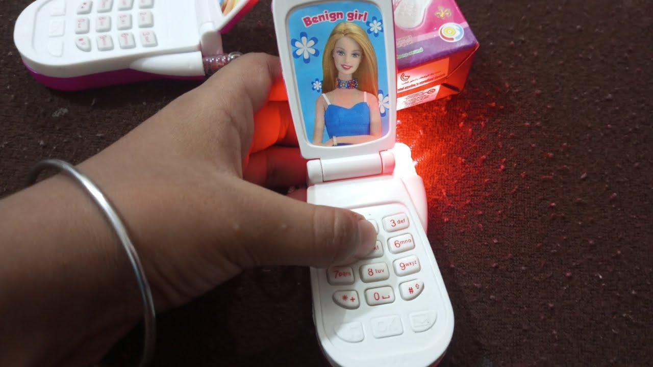 Barbie toy phone unboxing - YouTube