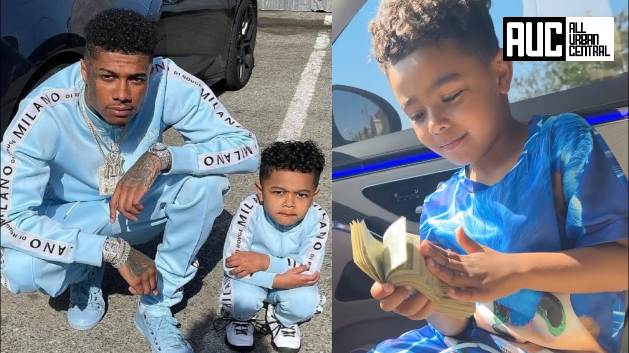 Blueface Gives His Son $1000 Cash And A PS5 For His Birthday - YouTube