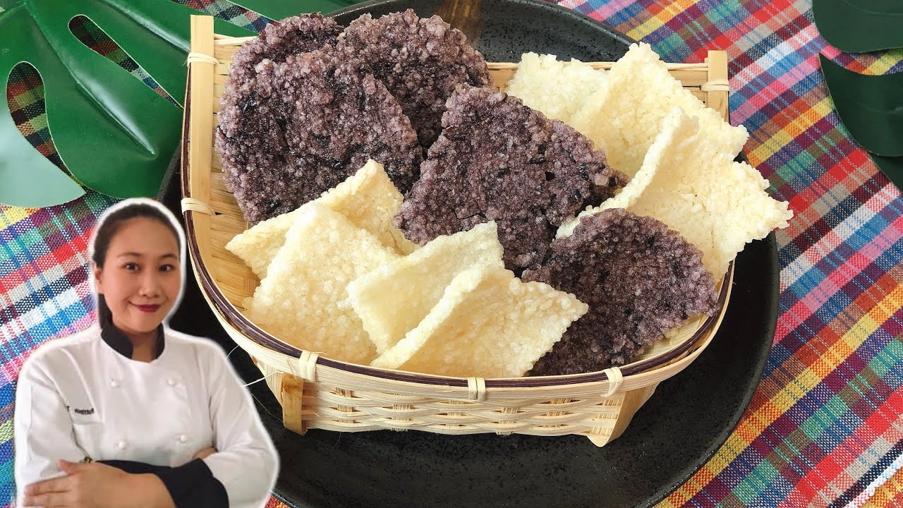 How to Make Rice Crackers At Home • Easy Recipe |ThaiChef Food - YouTube