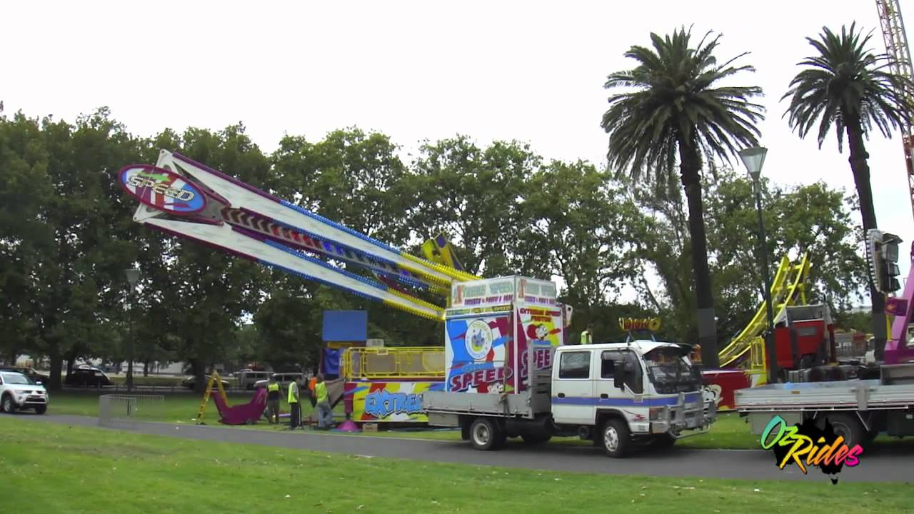 Goldenway Amusements KMG 'Speed' Set-Up - YouTube