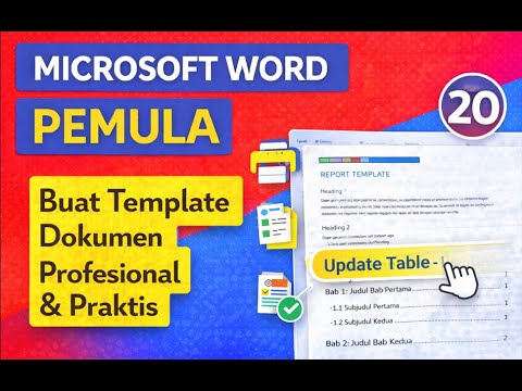 Cara Membuat Template Dokumen Profesional di Microsoft Word - YouTube