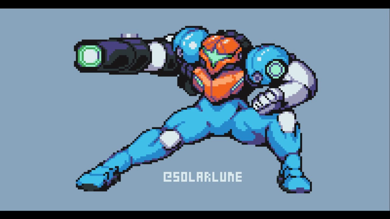 Metroid Dread Fan-Art Pixel Process - YouTube