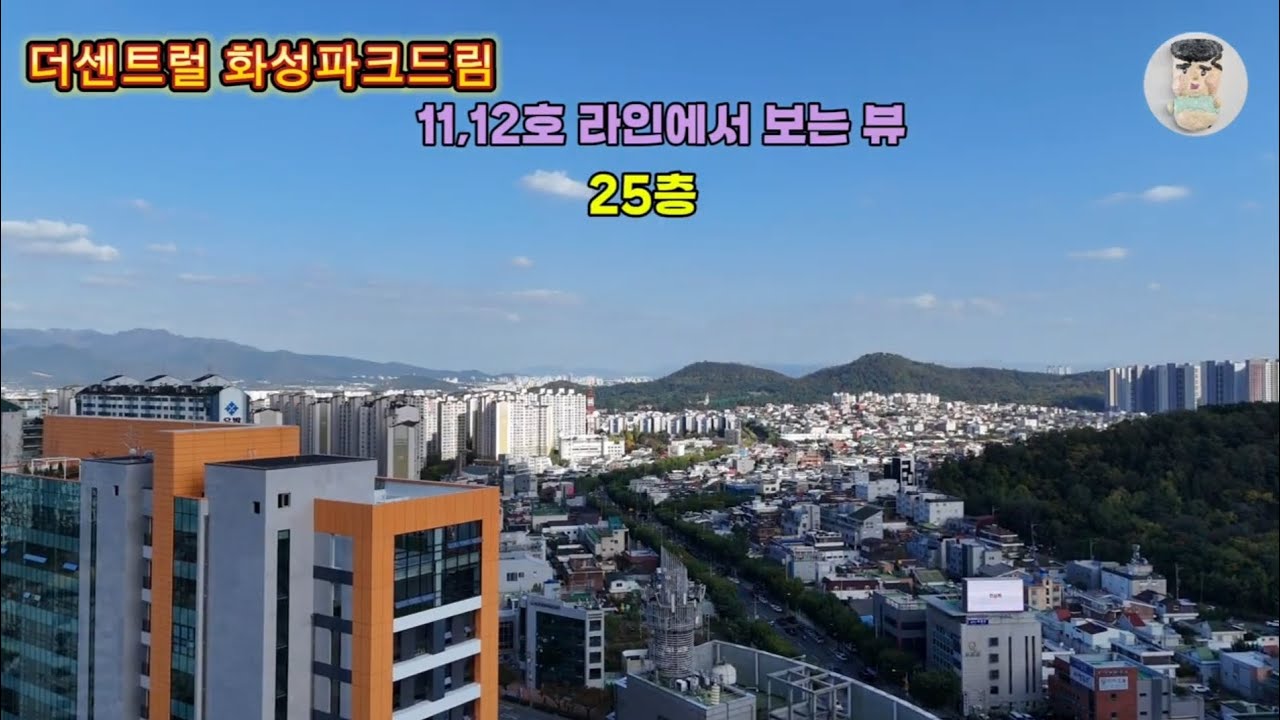 더센트럴 화성파크드림 미리보는 동별 뷰 - YouTube