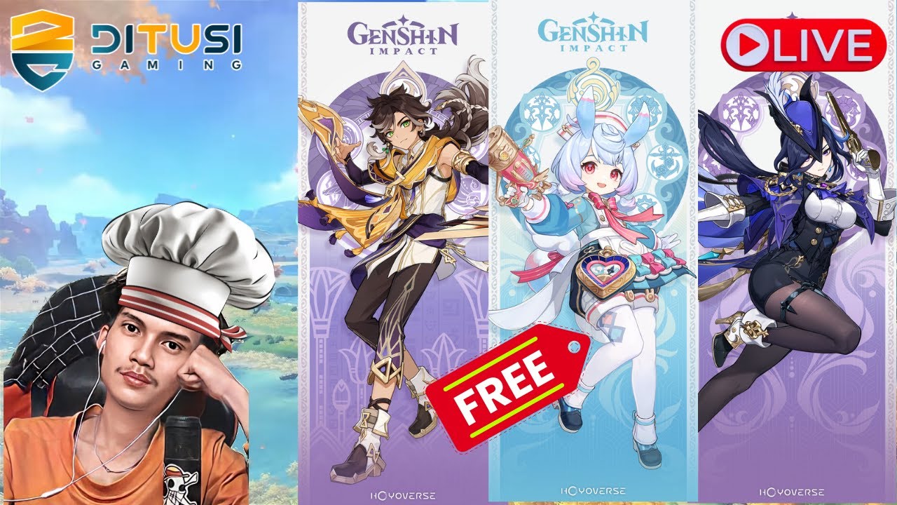 [LIVE] DRIP !! MARI DI BORONG 🗿-Genshin impact top up di Ditusi Gaming ...