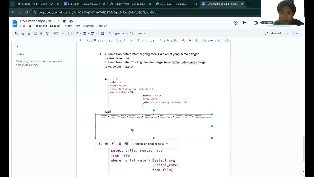 TUGAS SUBQUERY - YouTube