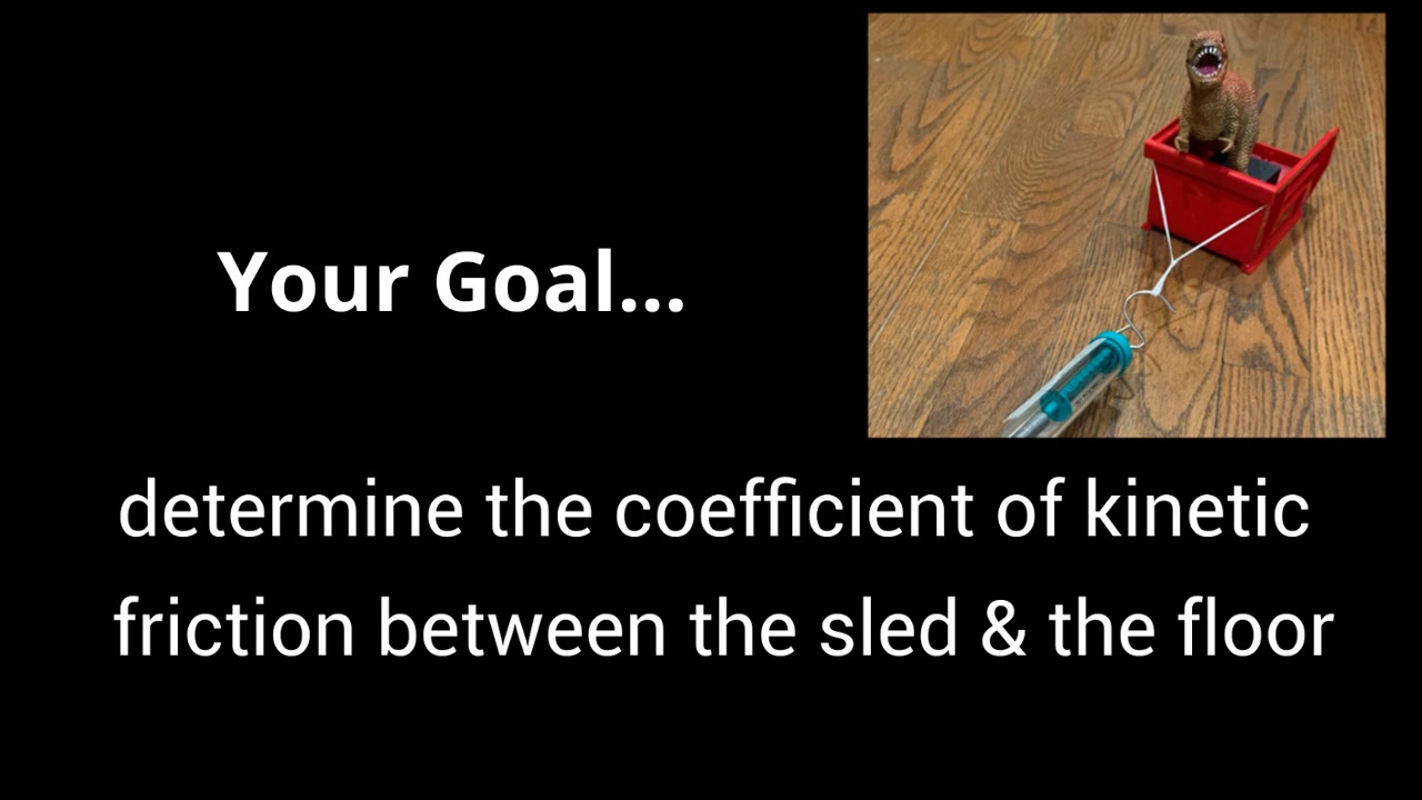 Dino Sled Friction Lab - YouTube