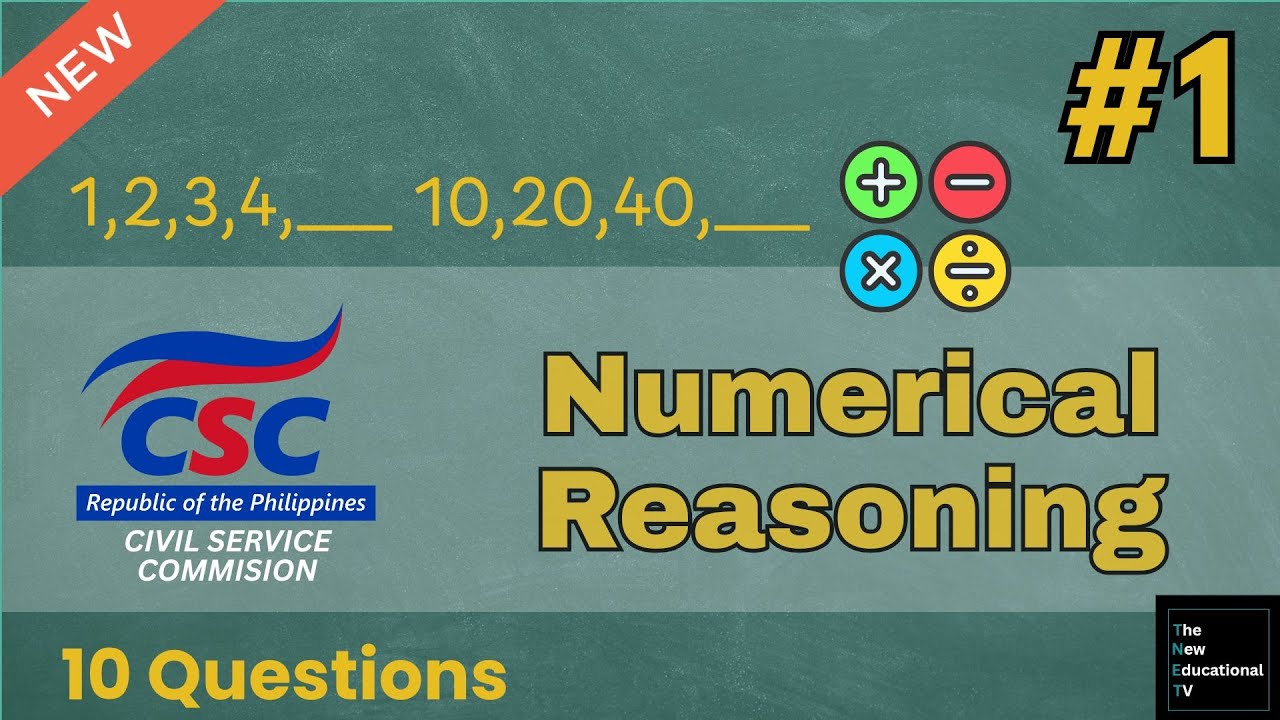 Civil Service Exam Reviewer 2025 | Numerical Reasoning #1 | Math - YouTube