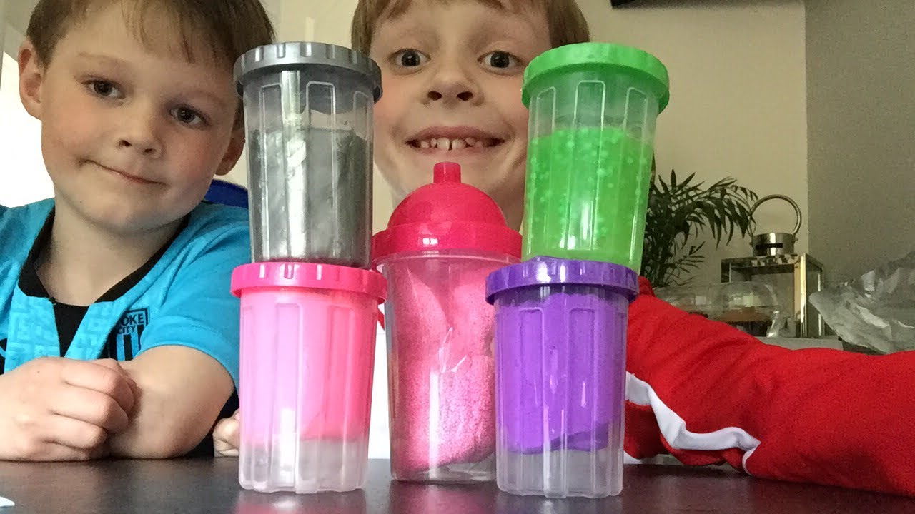 Testing slime on olly’s birthday - YouTube