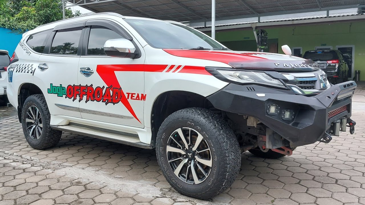 PAJERO SPORT JOGJA Offroad TEAM, Modif Simple Tapi Bikin Mlongoooo ...