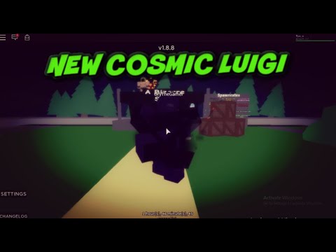 NEW COSMIC LUIGI SHOWCASE/roblox/a bizarre day modded - YouTube