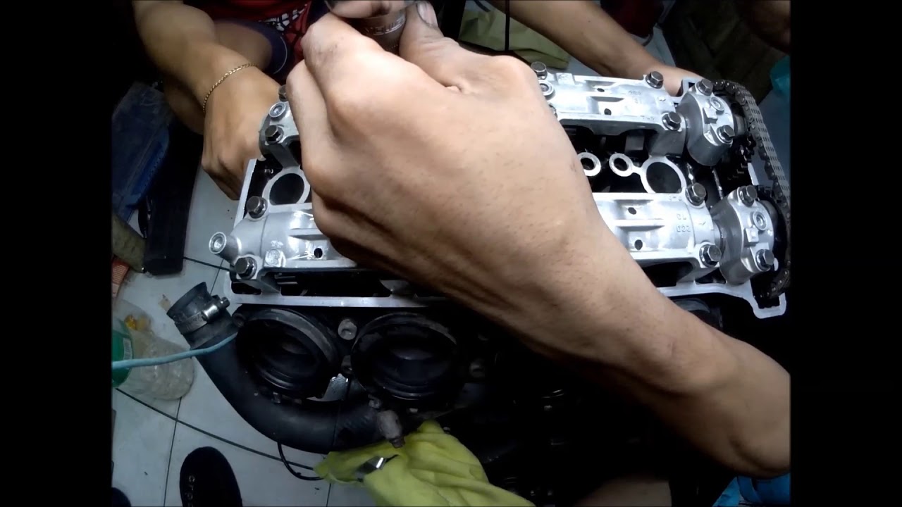 Yamaha R6 Big Bike Basic Engine Rebuild PART 4 - YouTube