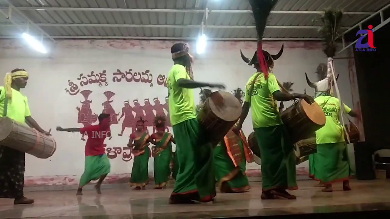 Kommu Koya Dance I Telangana Tribal Dance I Medaram 2020 I Sammakka ...