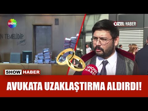 Davacı eşinin avukatına uzaklaştırma istedi