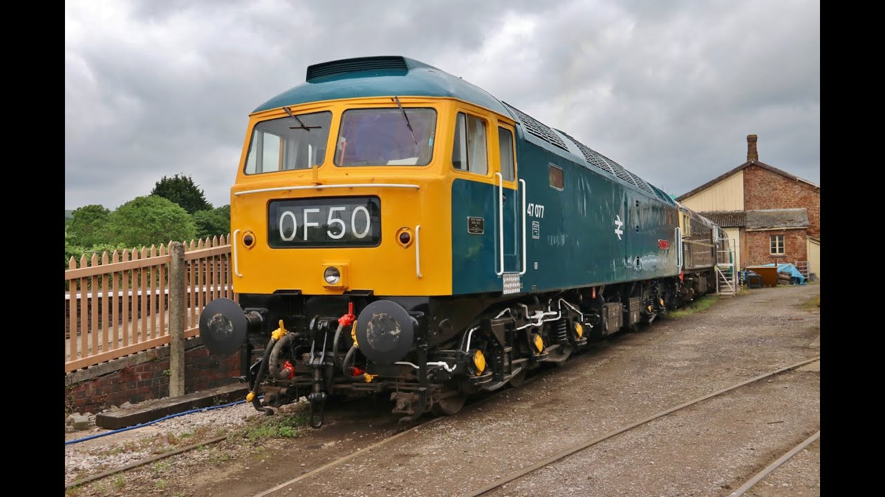 47077 'North Star' leaves the DEPG's Depot on 21st June 2021 - YouTube