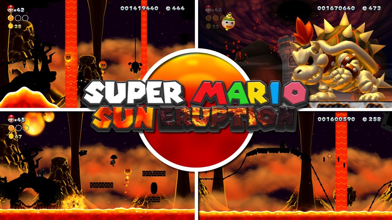 Super Mario Sun Eruption - Full 100% Playthrough | World 8 - YouTube
