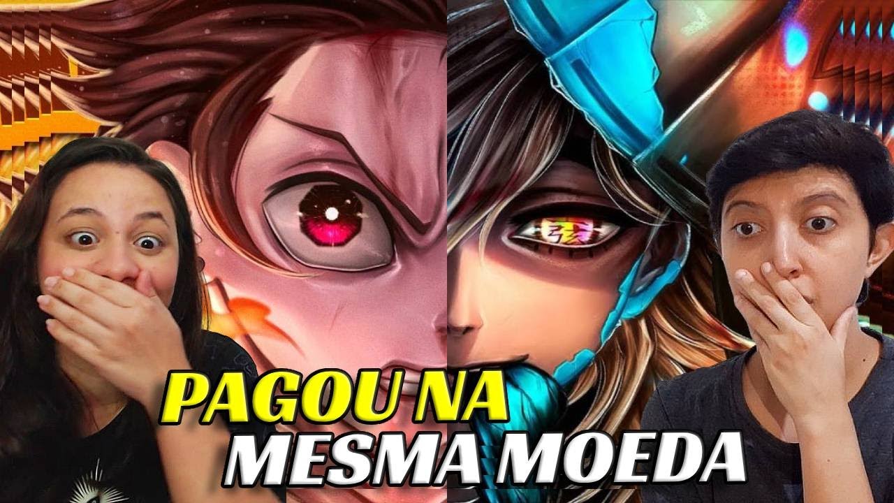 VIBE TANJIRO (DEMON SLAYER) e INFERNO DE GELO (DOUMA) | REACT - YouTube