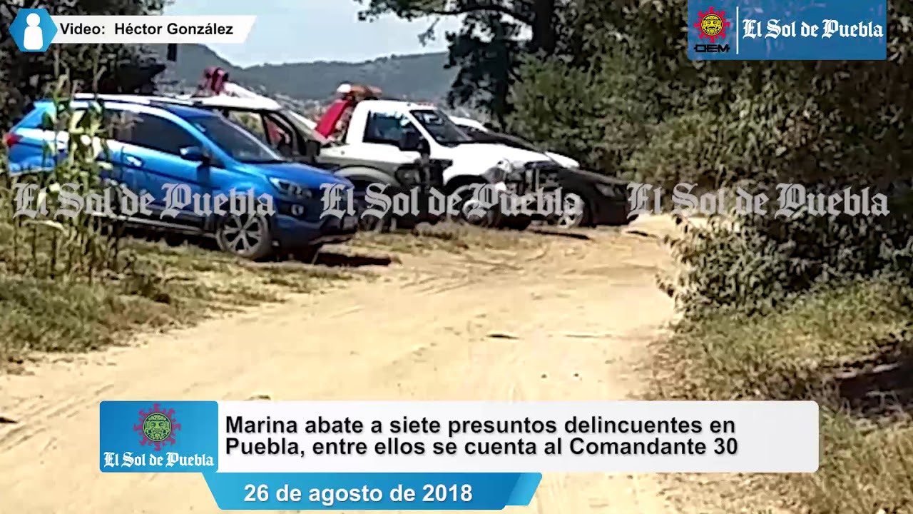 Marina abate a siete presuntos delincuentes - YouTube