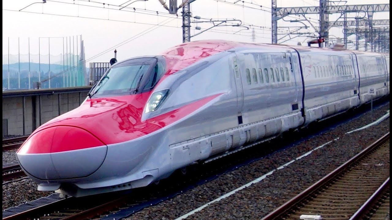 新幹線の高速通過 全国版☆ -JR Bullet train passes stations at 300km/h. - YouTube