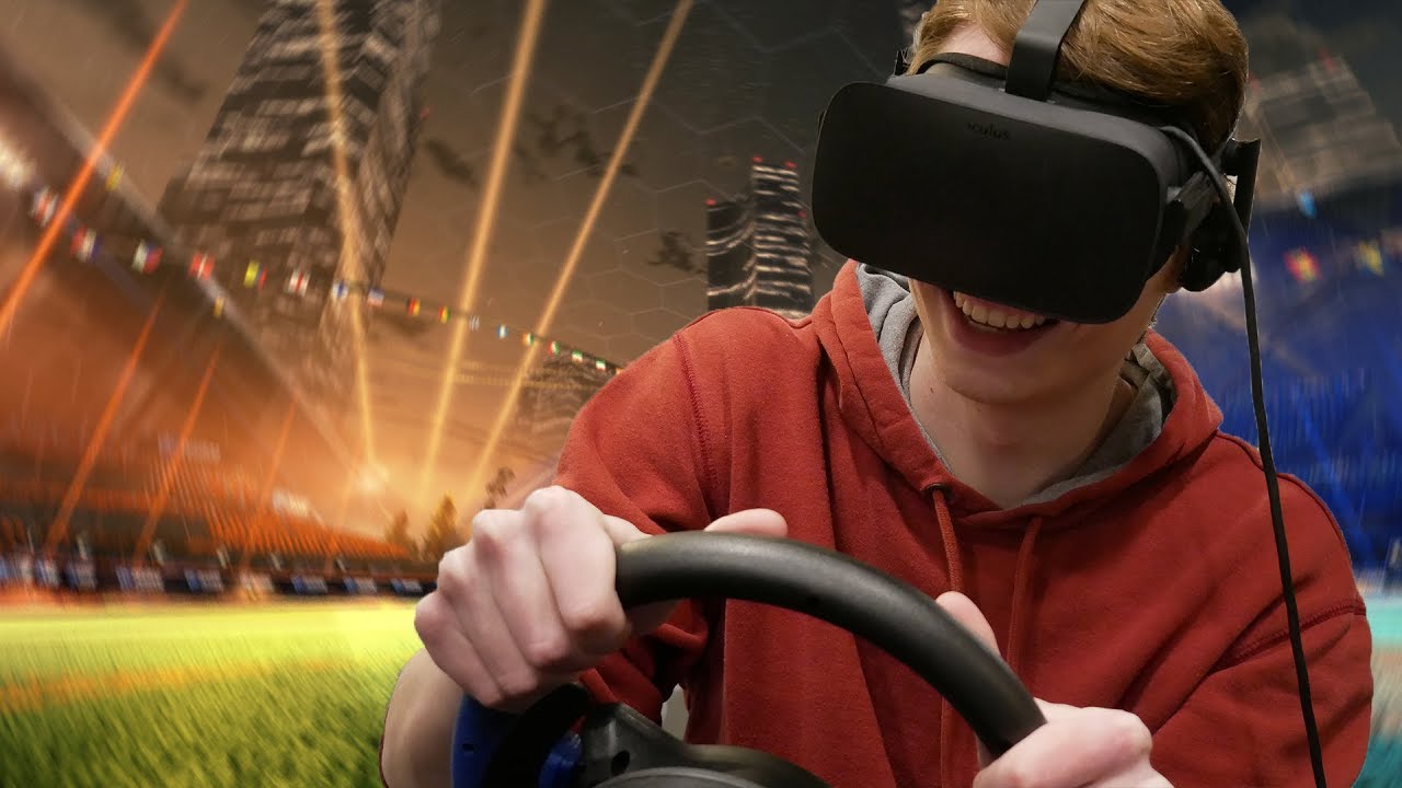 WE MADE ROCKET LEAGUE IN VIRTUAL REALITY - YouTube