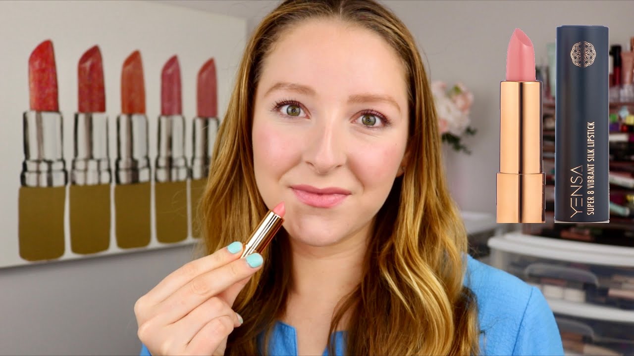 YENSA SUPER 8 VIBRANT SILK LIPSTICK IN FREE SPIRIT SWATCH & REVIEW ...