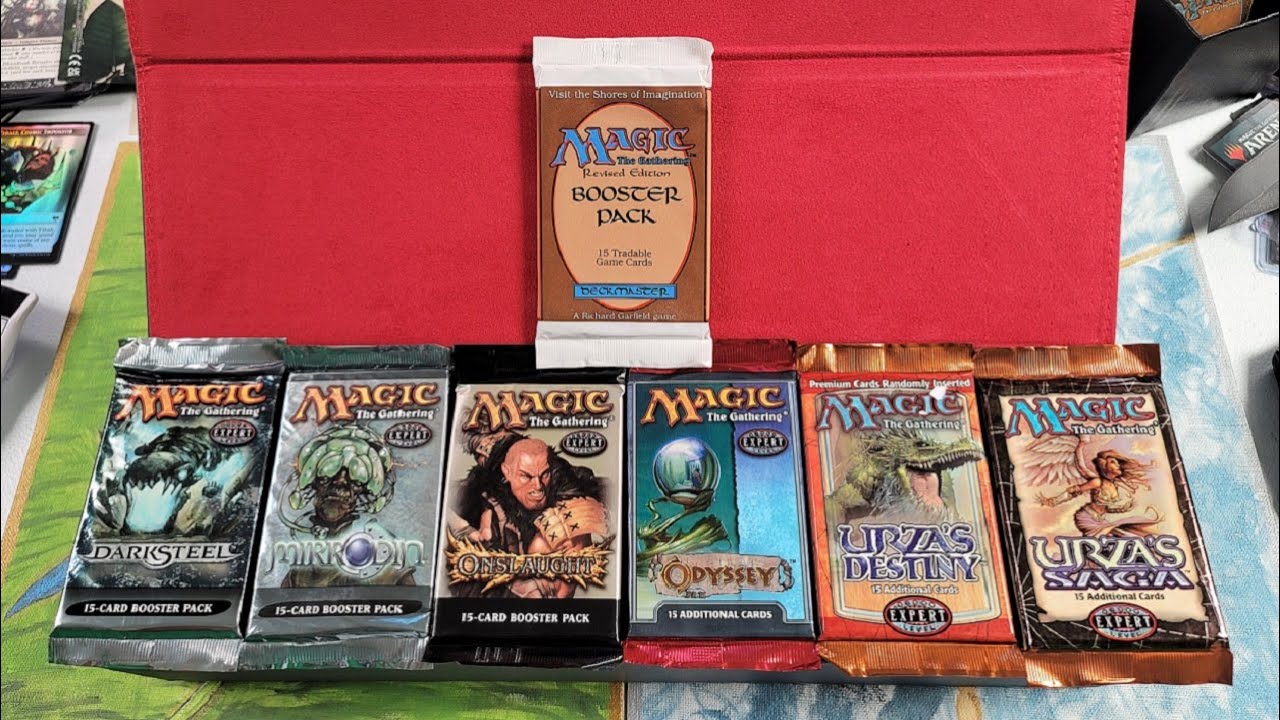 Opening Some of the Oldest Packs in Magic the Gathering History - YouTube