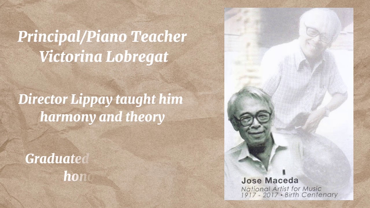 Tribute to Jose Maceda (English/Music Performance Task) - YouTube