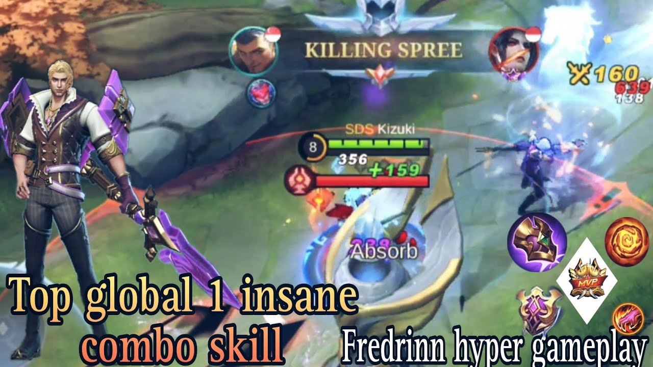 Fredrinn insane combo skill | Fredrinn hyper gameplay | MLBB - YouTube