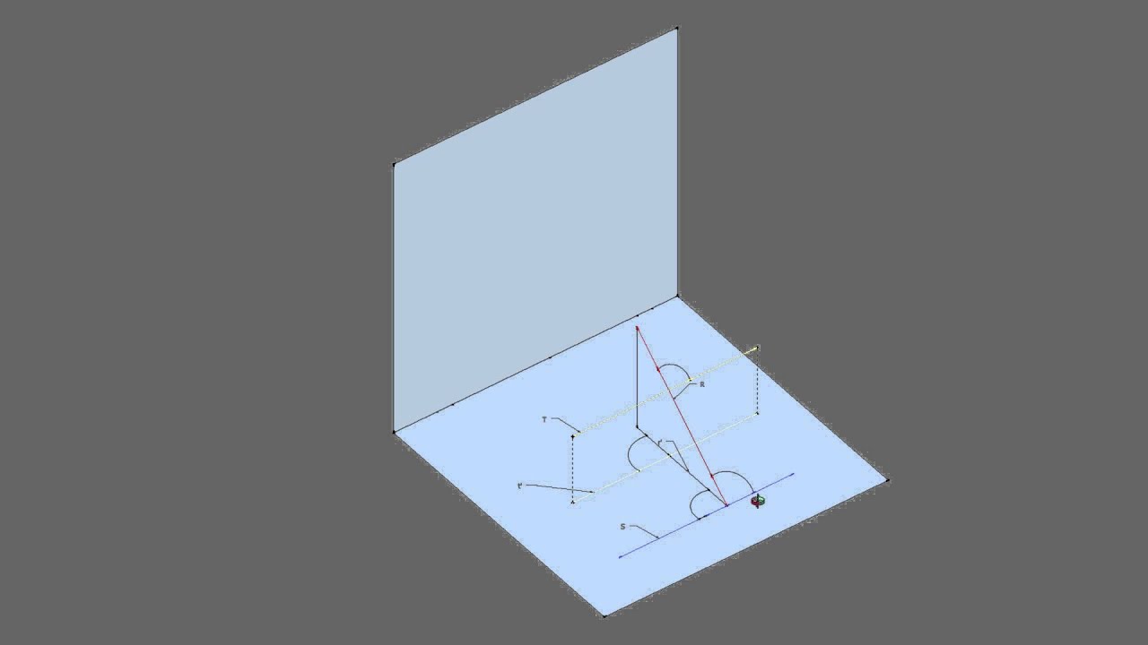 30. Teoremas de perpendicularidad y recta perpendicular a un plano. - YouTube