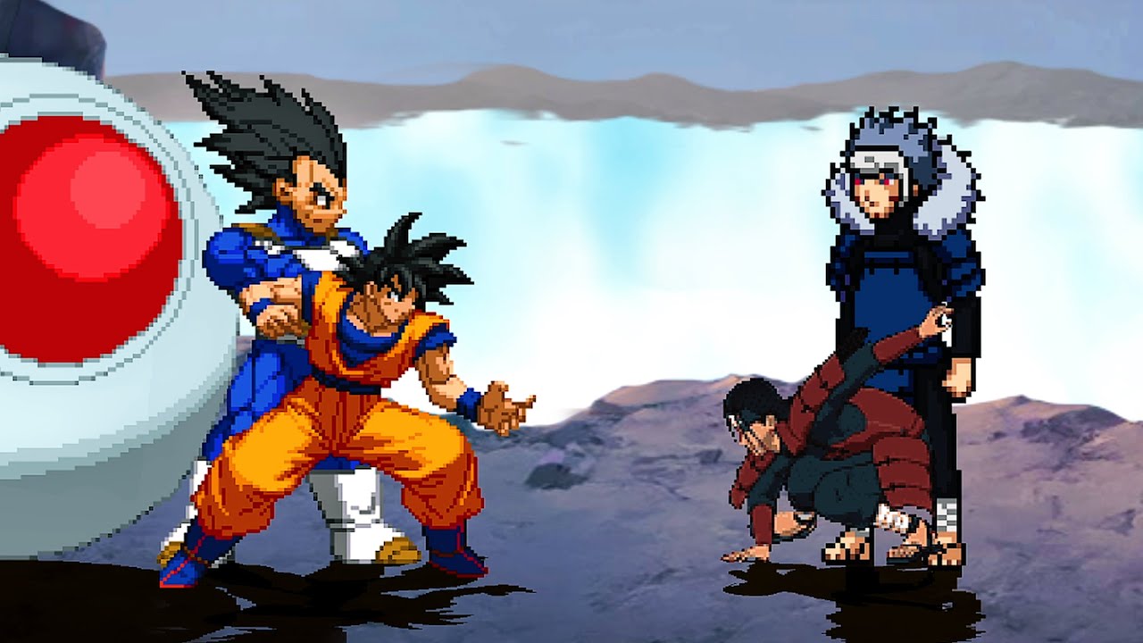 Goku and Vegeta Vs. Hashirama and Tobirama - Senju brothers - YouTube