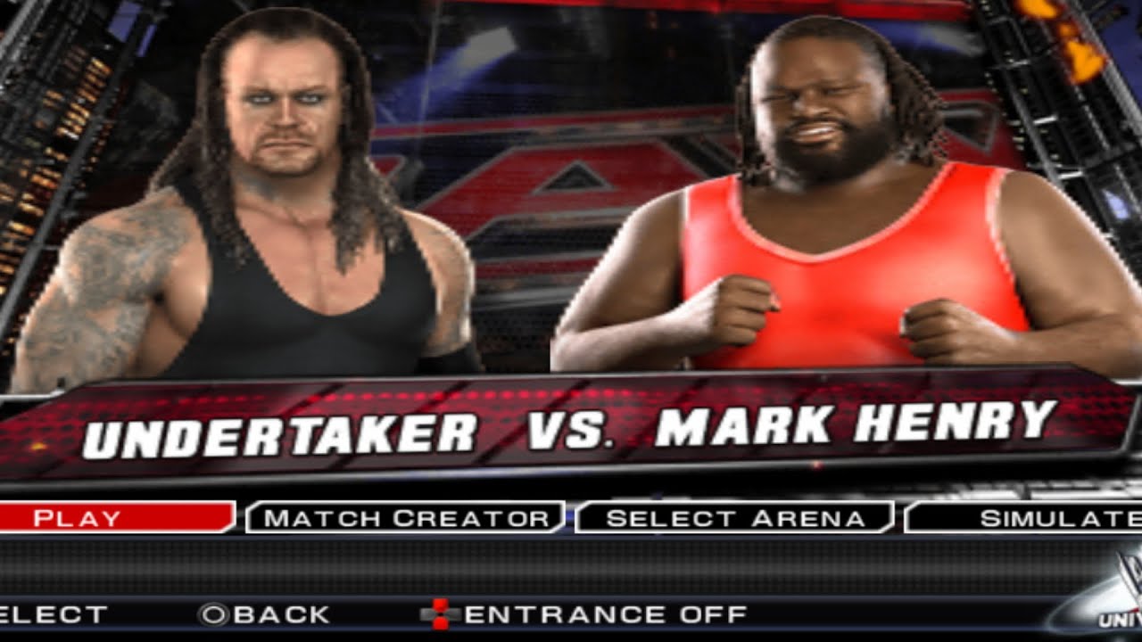 Undertaker vs Mark Henry in smackdown vs raw 2011 - YouTube