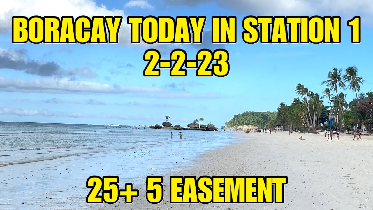 BORACAY TODAY IN STATION 1- ROAD TO BEACH | Mr.Benj @ Amazing Boracay ...