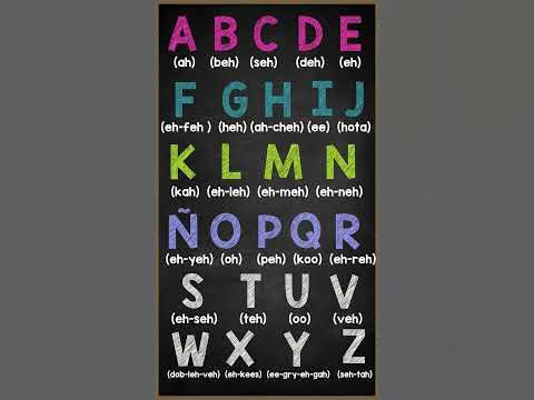 El Abecedario 🌎 Spanish Alphabet Practice - YouTube