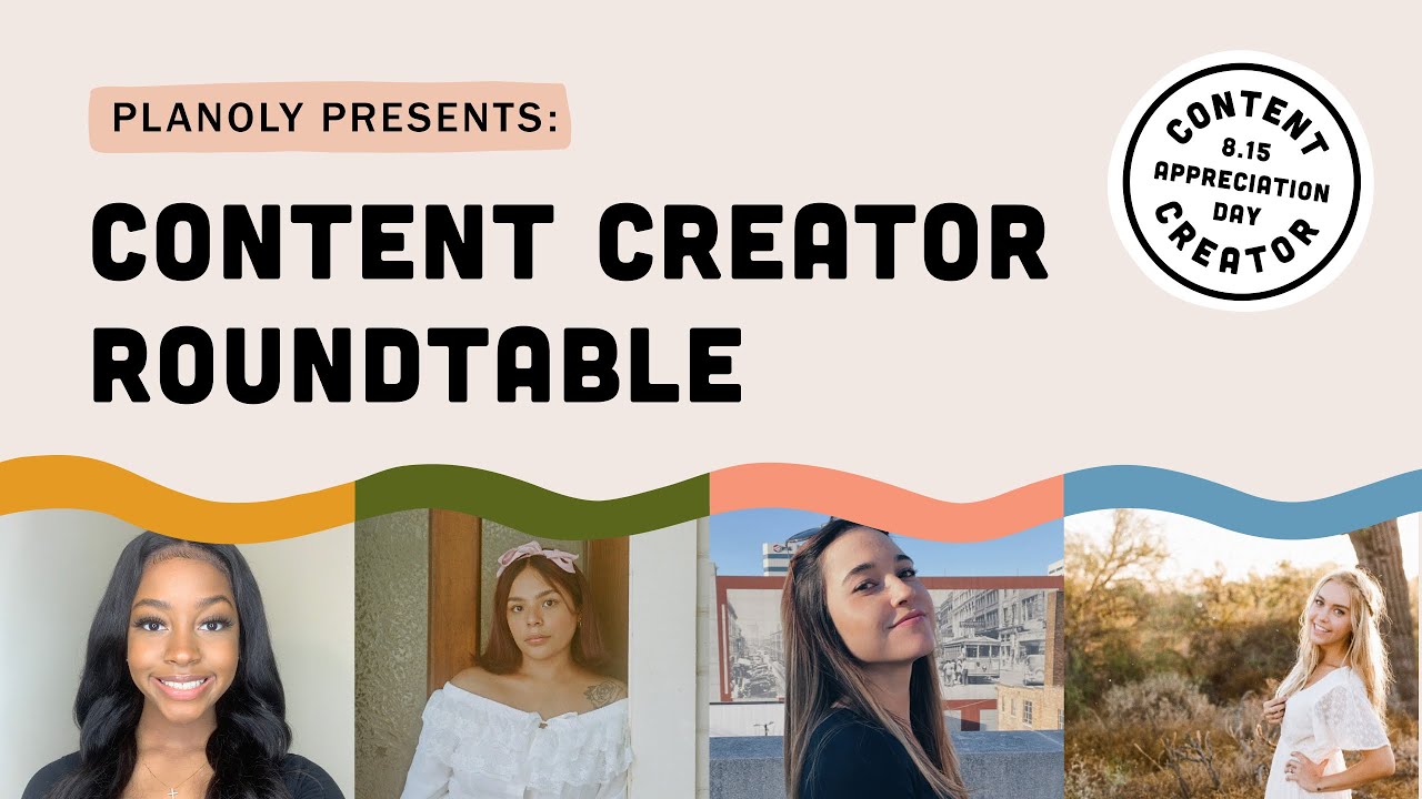 PLANOLY Presents: Content Creator Roundtable - YouTube