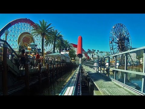 [4K] IncrediCoaster - Full Ride - Pixar Pier- Disney California ...