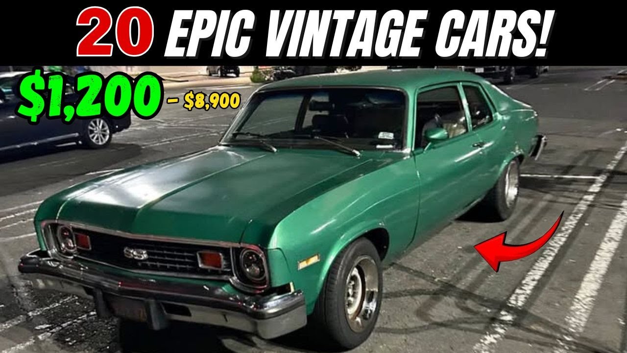20 Insane Classic Cars $1,200–$8,900! - YouTube