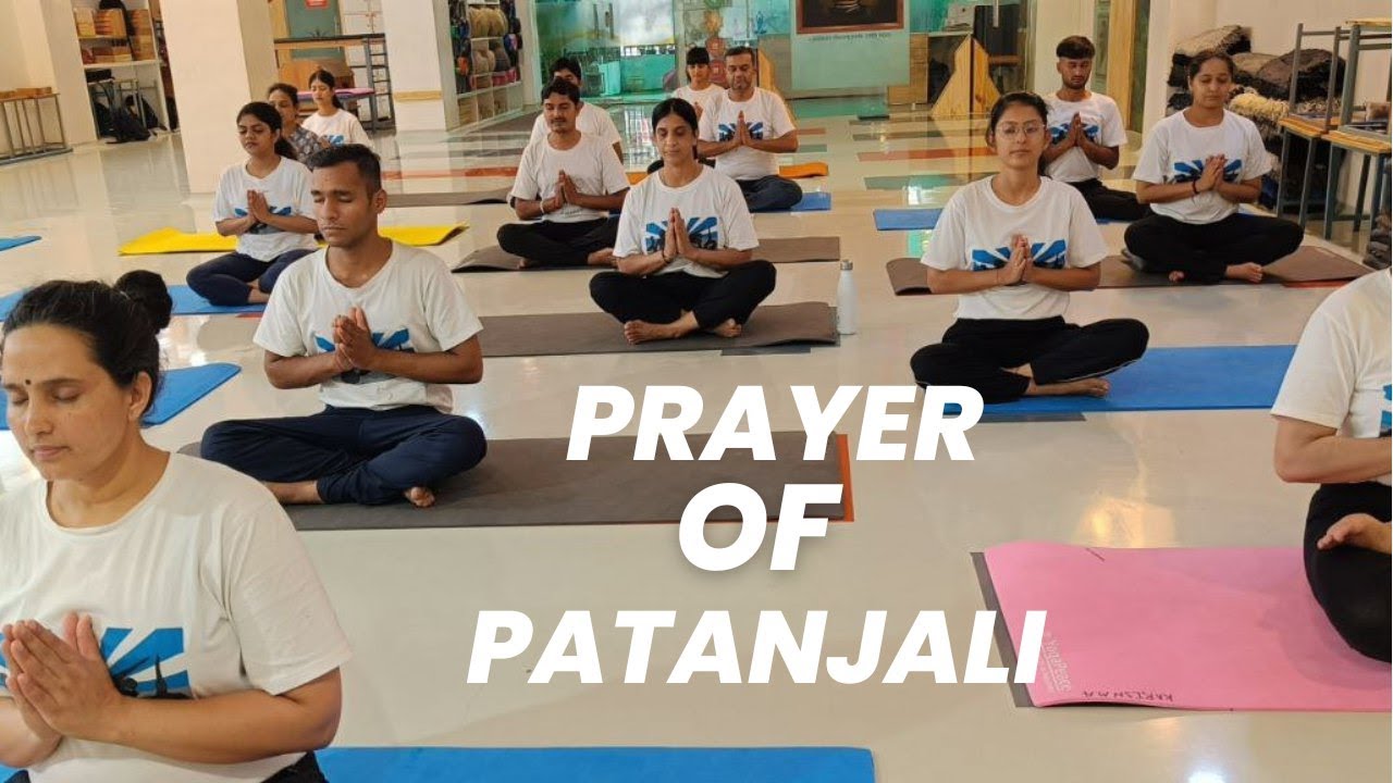 Getting Ready for Patanjali's Prayer with Yogacharya Dhakaram! - YouTube
