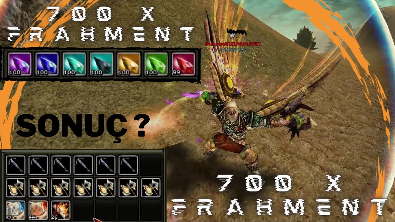 Knight Online 2022 Çılgın Deney | 700 ADET FRAGMENT KIRDIK | FRAGMENT ...