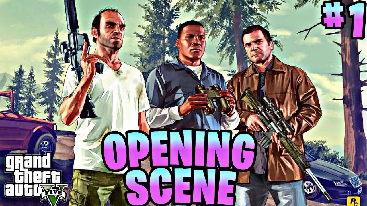 GTA 5 Story Mode Intro - Grand Theft Auto 5 Story Mode Opening Scene ...