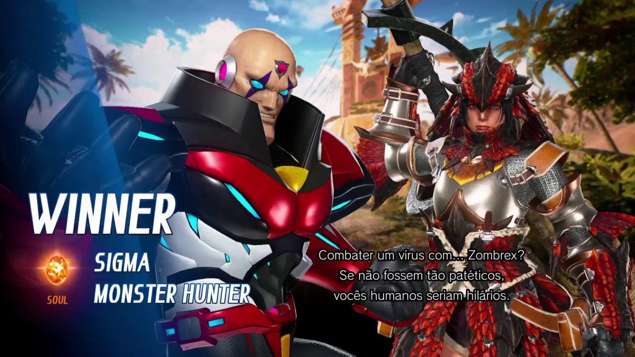 MARVEL VS. CAPCOM: INFINITE - MONSTER HUNTER/SIGMA Arcade - YouTube