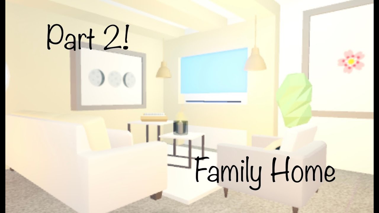 Family House speed build (part 2) Adopt me, Roblox - YouTube