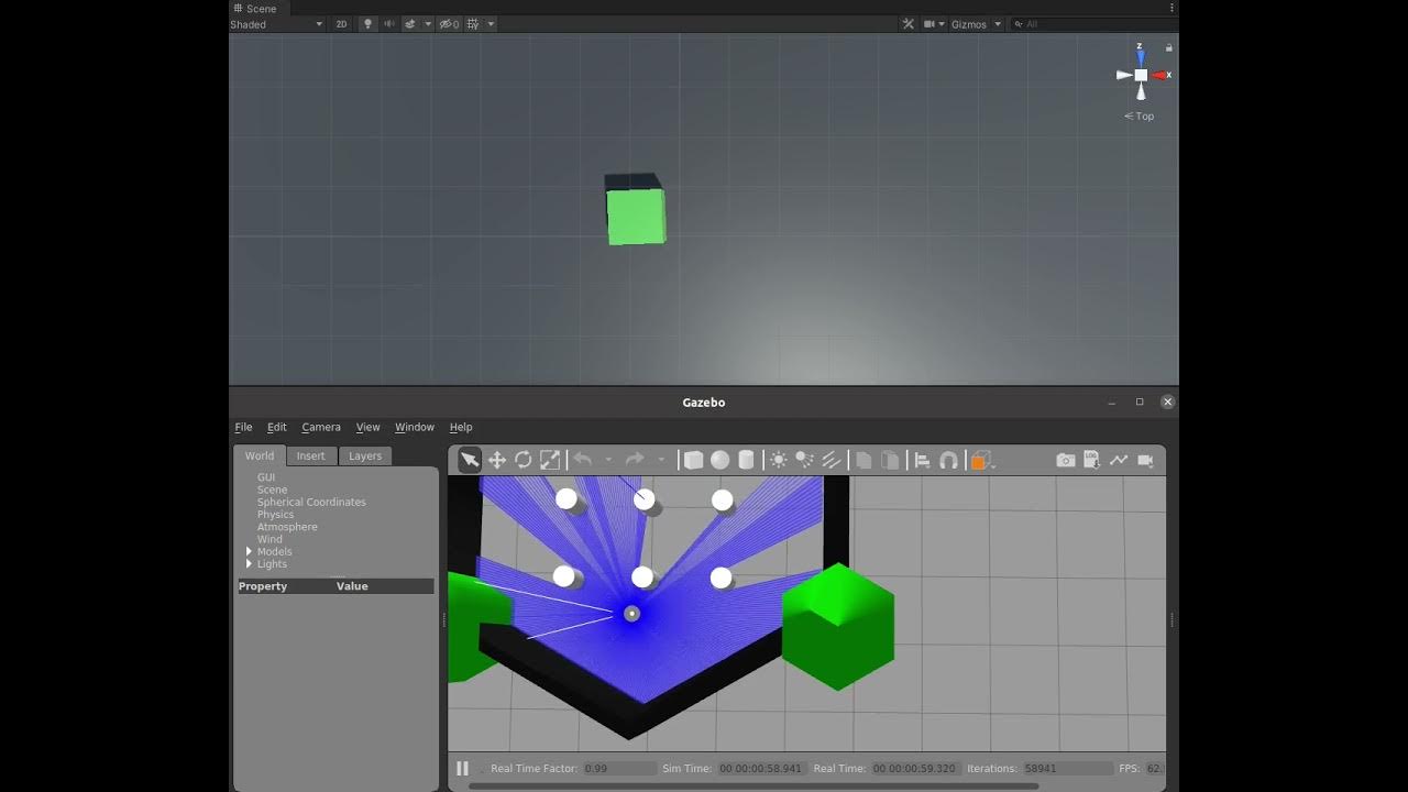オドメトリを使ってROS2とUnityの間でロボットの位置を同期させる - YouTube