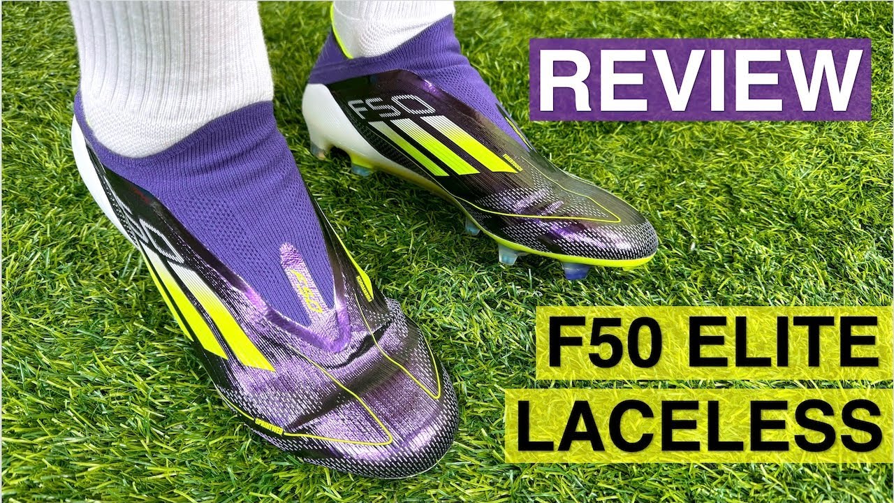 SIMPLY NOT AS GOOD - Adidas F50 Elite Laceless - Review + On Feet - YouTube