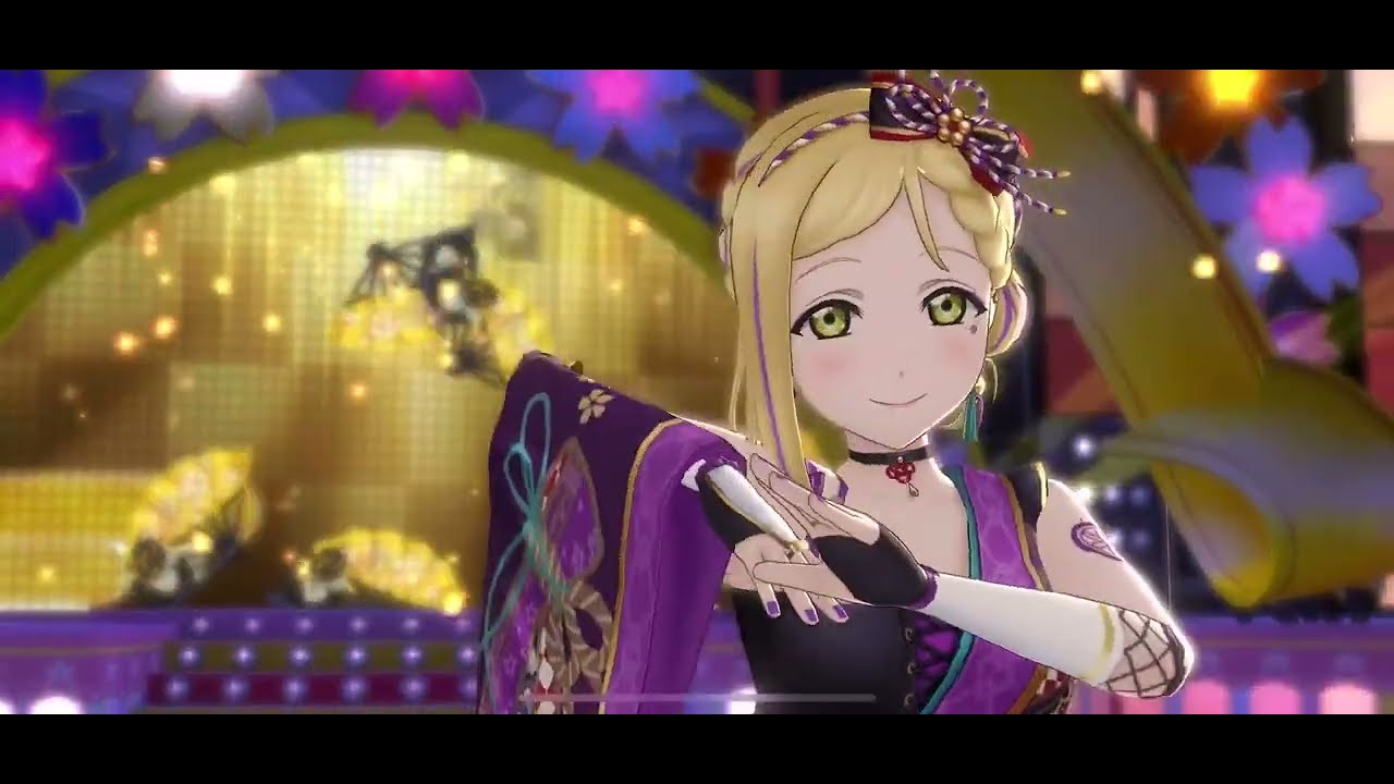 [LLSIFAS] Ketsui no Hikari MV: Mari Ohara (Festival Hayashi Rep) - YouTube