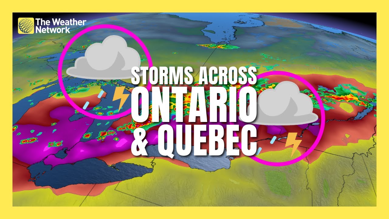 Strong Winds, Heavy Rain & Tornado Threat in Ontario & Quebec | # ...