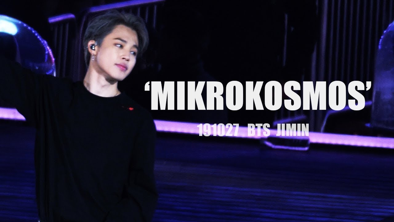191027 SYS FINAL 방탄소년단 BTS 소우주 Mikrokosmos 지민 JIMIN Focus - YouTube