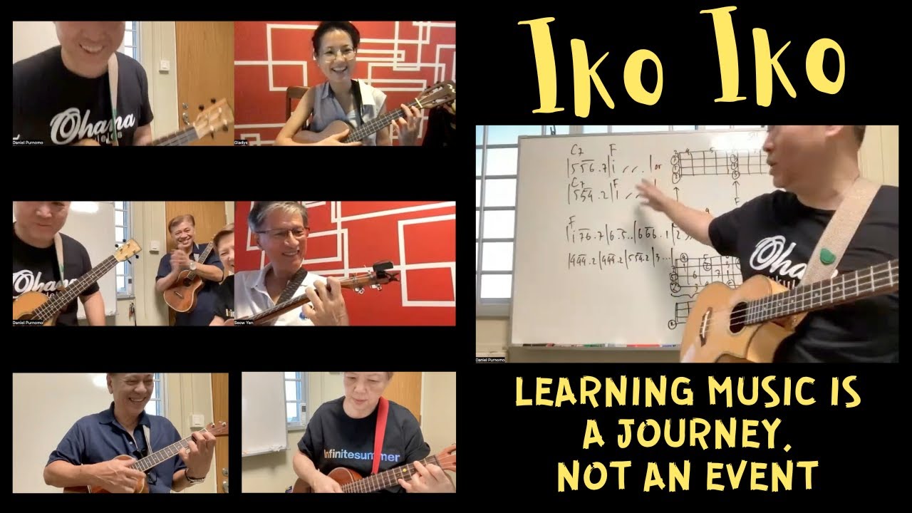 Learning Music = Journey, Iko Iko (Dixie Cups) - Daniel Purnomo & Private Group Hybrid Ukulele ...