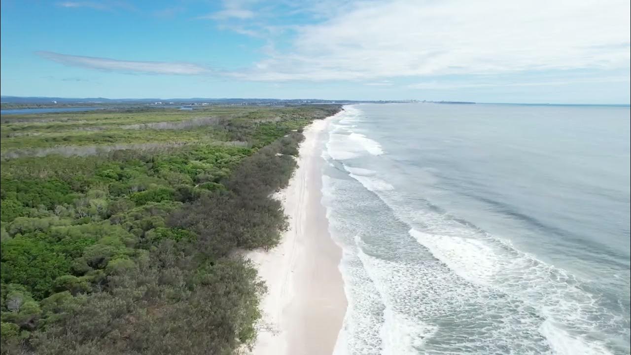 Bribie Island - Ocean Beach - YouTube