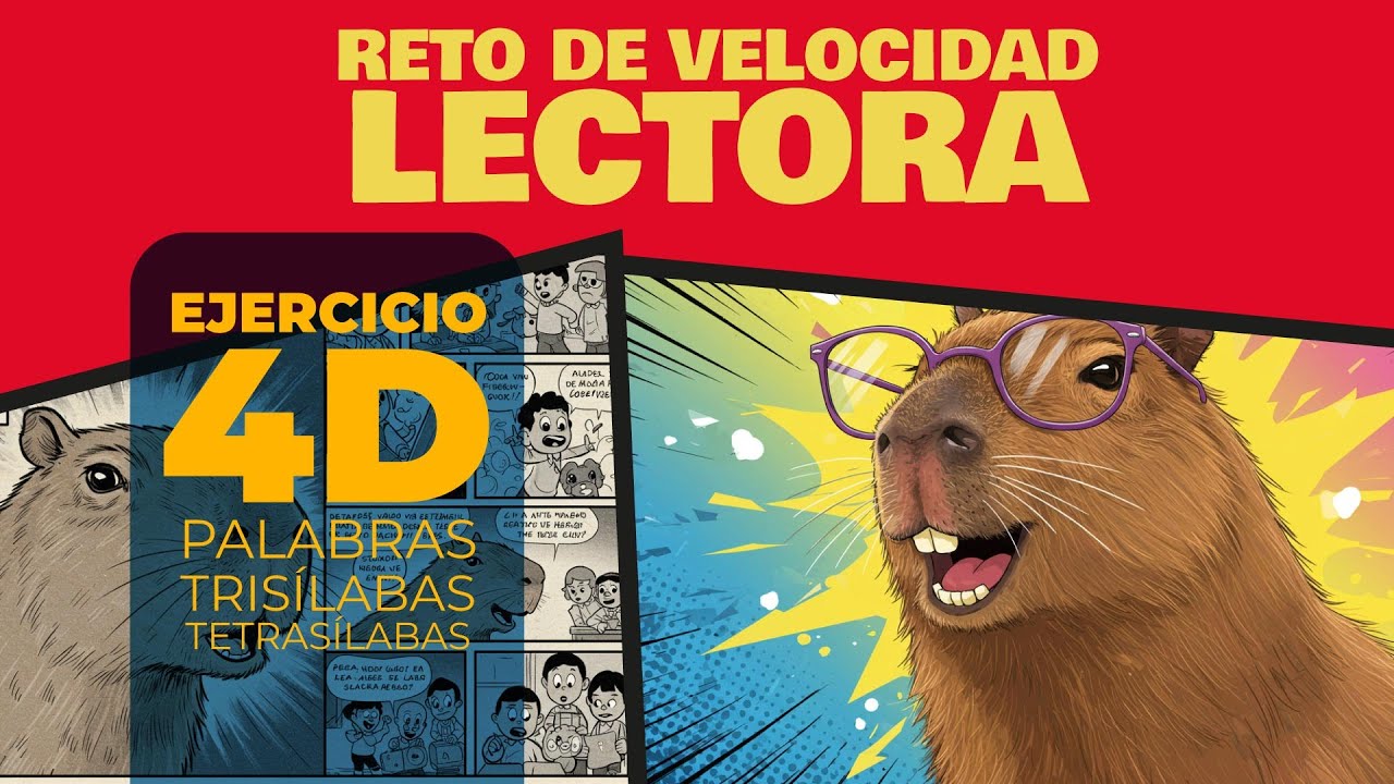 🎯 Palabras por Minuto para Mejorar la Comprensión Lectora 📖 | Ejercicio 4D - YouTube