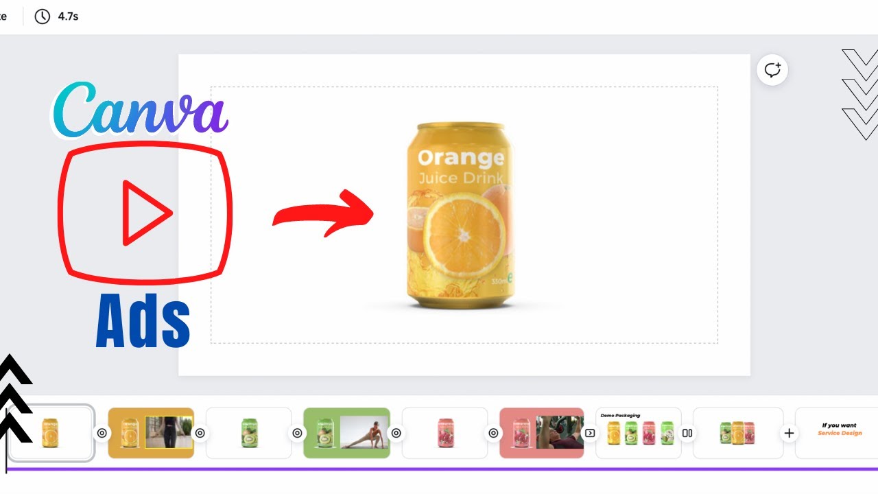 How to create Video Ad for product with canva | canva tutorials 48 ...